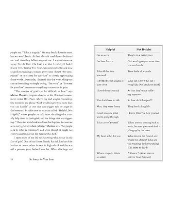 Barnes & Noble So Sorry for Your Loss- How I Learned to Live with Grief, and Other Grave ...