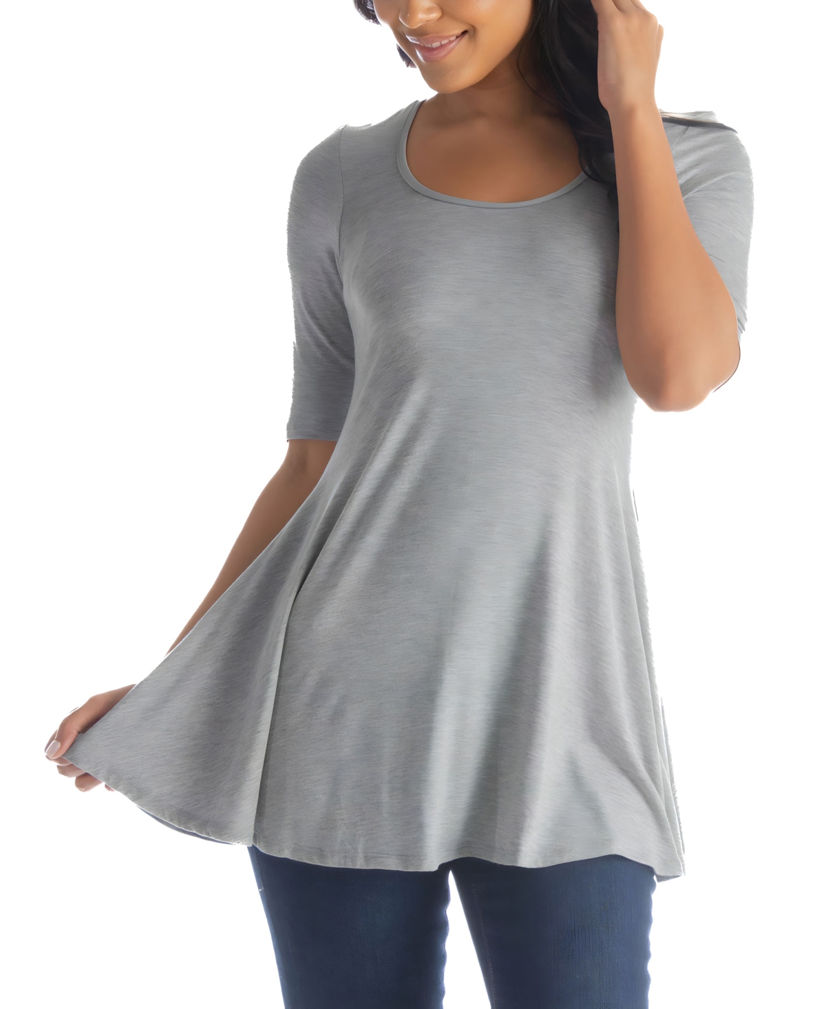 Click here for 24seven Comfort Apparel Womens Elbow Sleeve Swing... prices