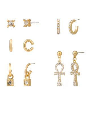 Aaliyah 5-On Ankh Earring Set - Macy's