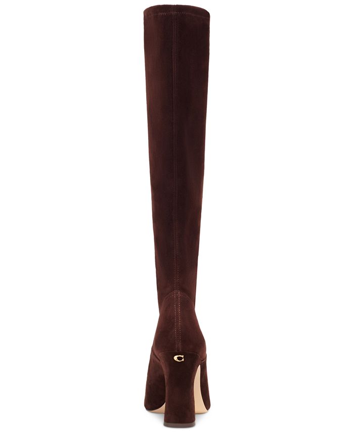 COACH Women's Cece Stretch Pointed Toe Knee High Dress Boots - Macy's