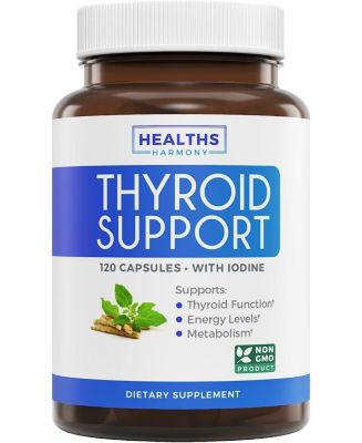 Healths Harmony Thyroid Support Capsules, Hypothyroidism Supplement for ...