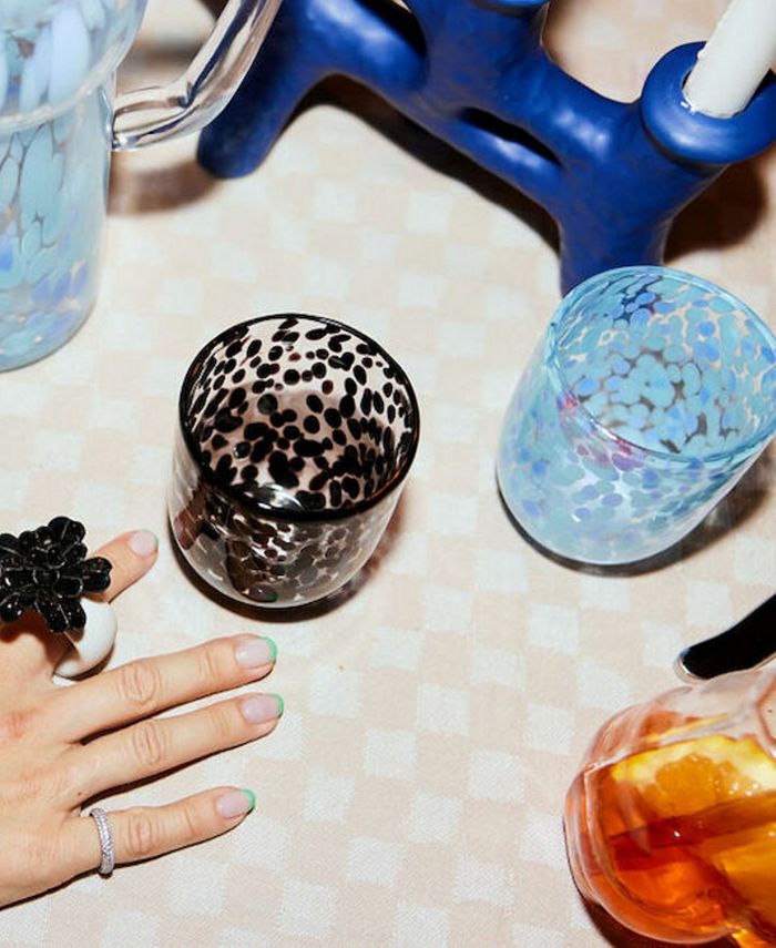 ByON Confetti Glass Tumblers, Set of 6 - Macy's