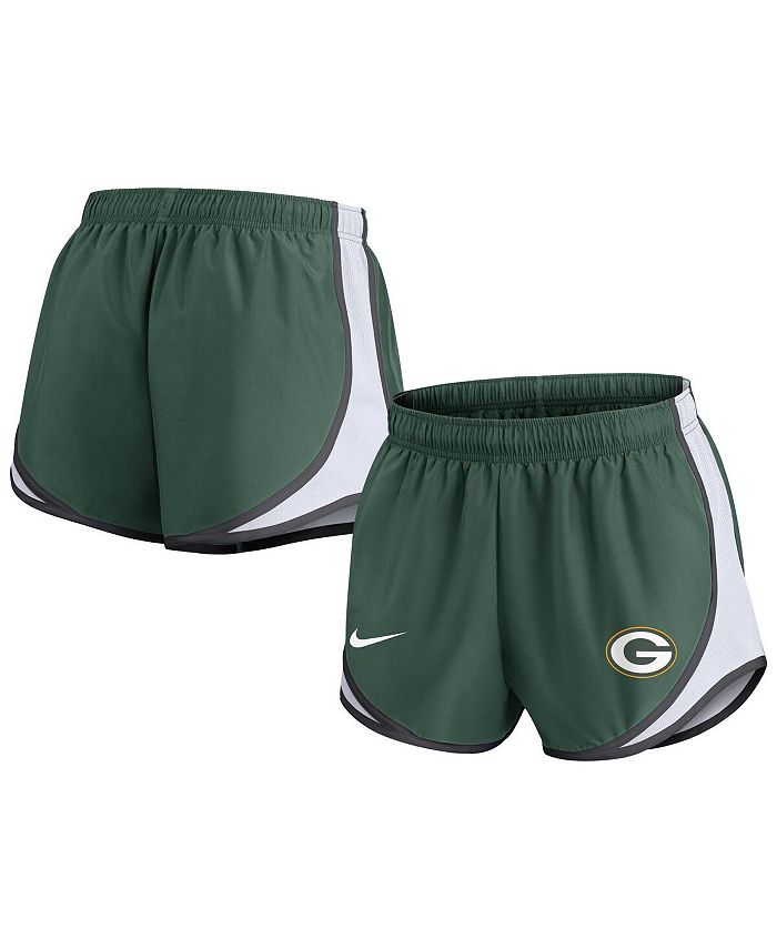 Nike Women's Green Green Bay Packers Plus Size Tempo Shorts - Macy's
