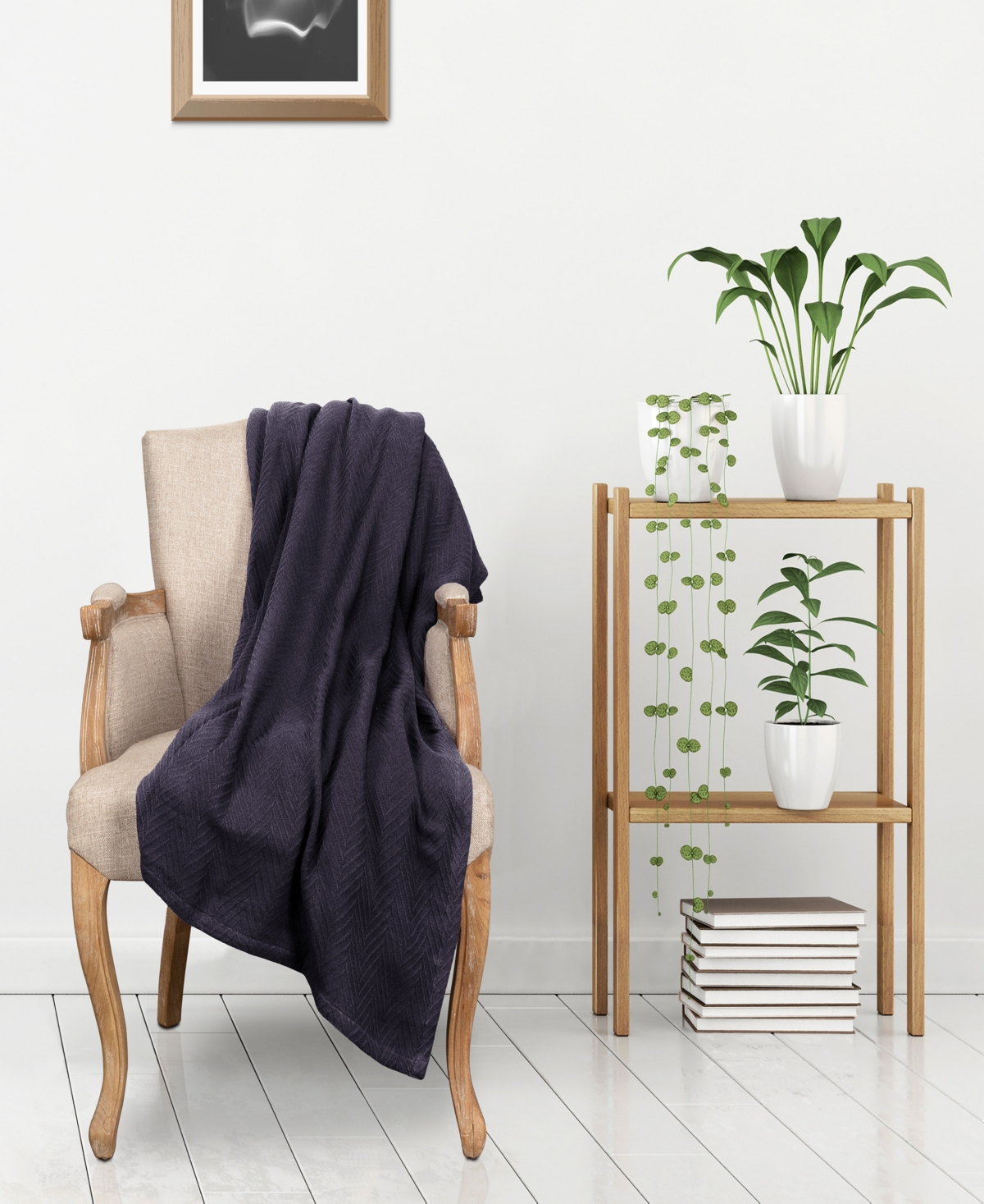 Click here for Superior Chevron All Season Cotton Blanket  King -... prices