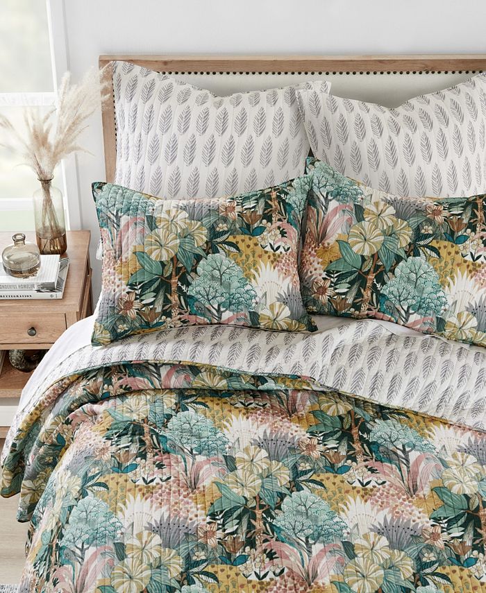 Levtex Ashika Reversible 3-Pc. Quilt Set, Full/Queen - Macy's
