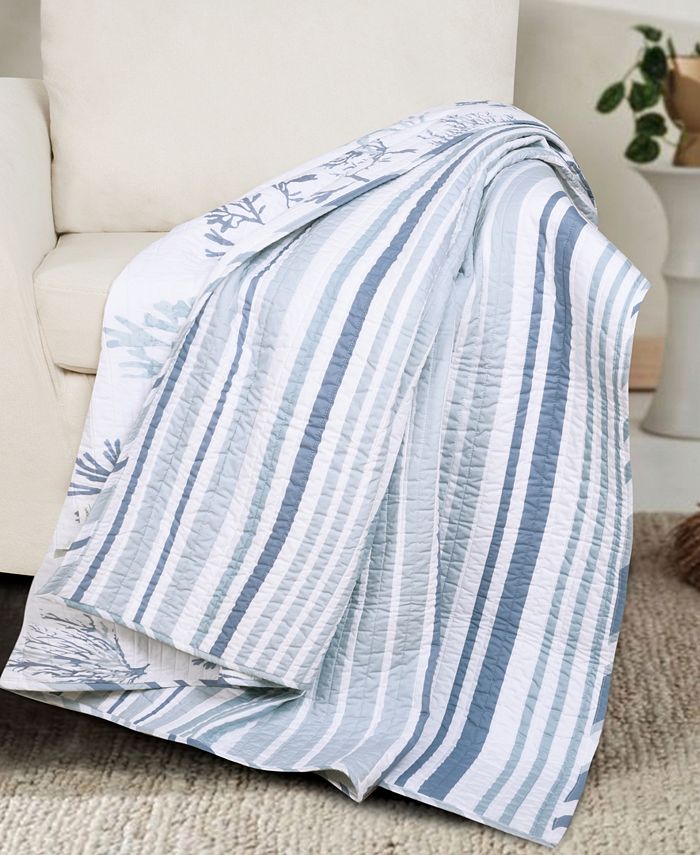 Levtex Truro Reversible Quilted Throw, 50" x 60" - Macy's