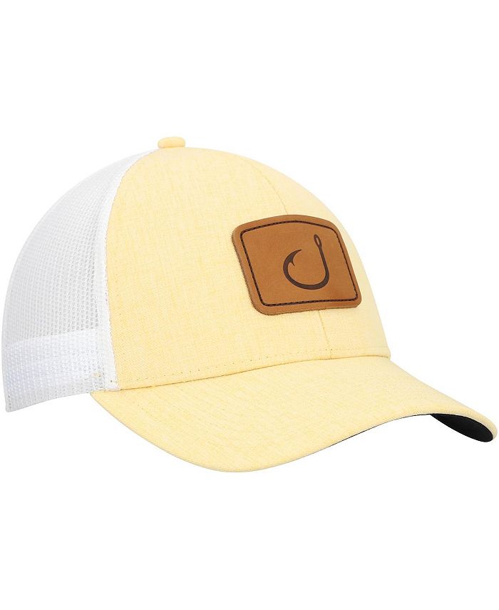 Avid Men's Yellow, White Lay Day Trucker Snapback Hat - Macy's