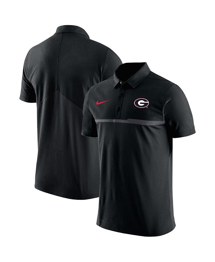Nike Men's Black Georgia Bulldogs Coaches Performance Polo Shirt - Macy's
