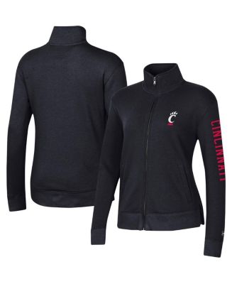 Women's Under Armour Black Cincinnati Bearcats All Day Fleece Full-Zip ...
