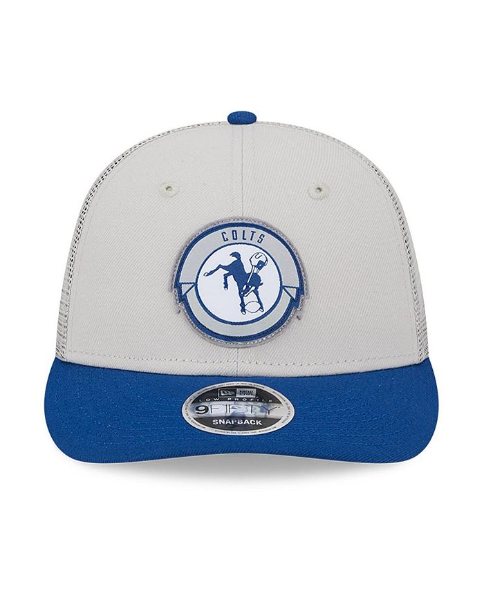 New Era Men's Cream, Royal Indianapolis Colts 2023 Sideline Historic ...