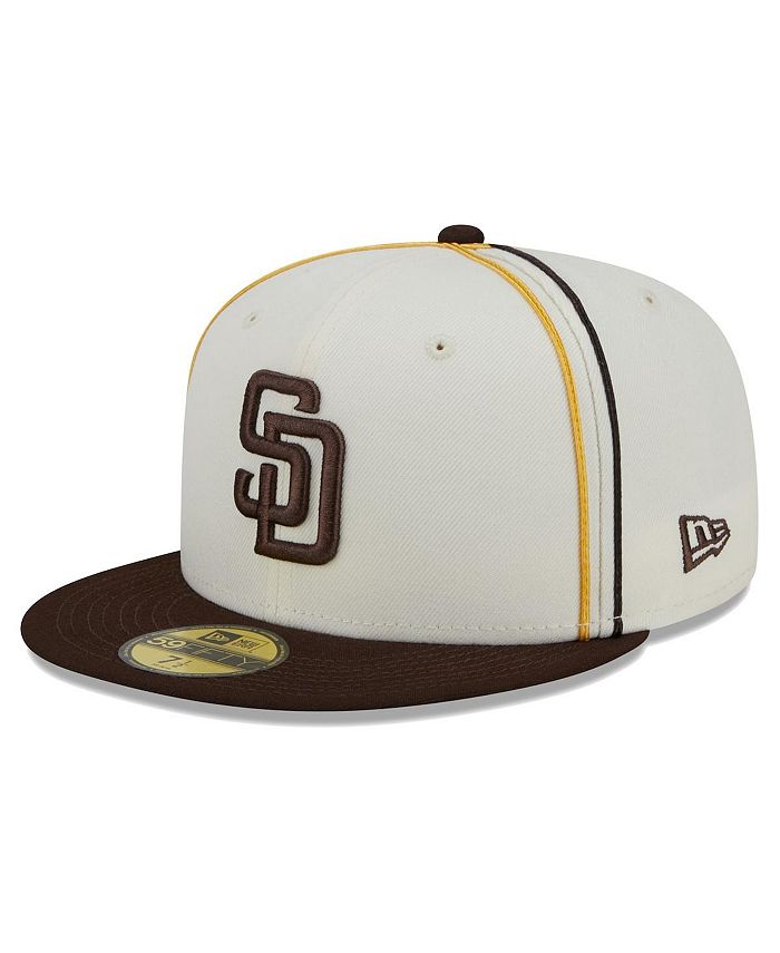 New Era Men's Cream, Brown San Diego Padres Chrome Sutash 59FIFTY ...