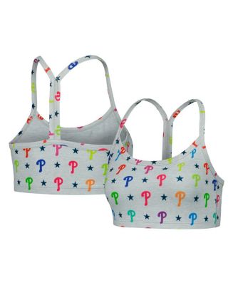 Women's Terez Gray Philadelphia Phillies TLC Rainbow Bra - Macy's