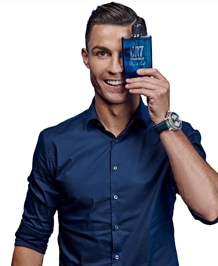 CR7 Cristiano Ronaldo Men's Play It Cool Eau de Toilette Spray, 1 oz ...