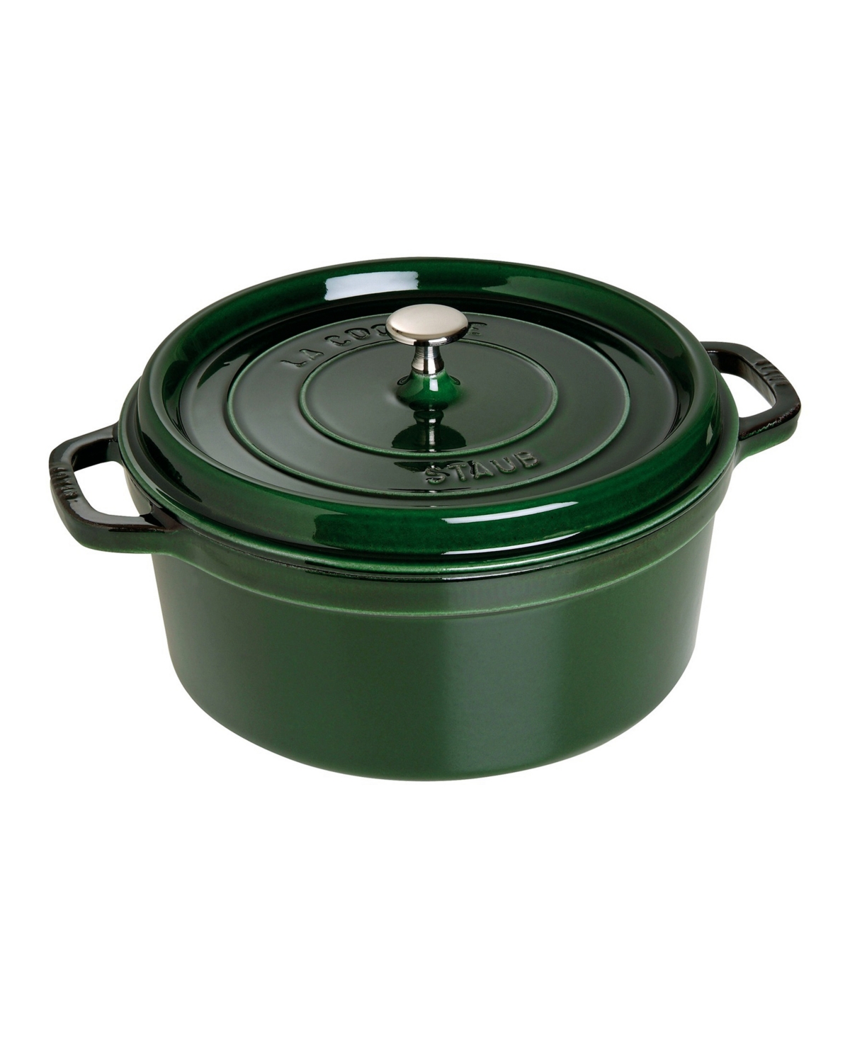 Click here for Staub Cast Iron 7-Qt. Round Dutch Oven - Basil prices