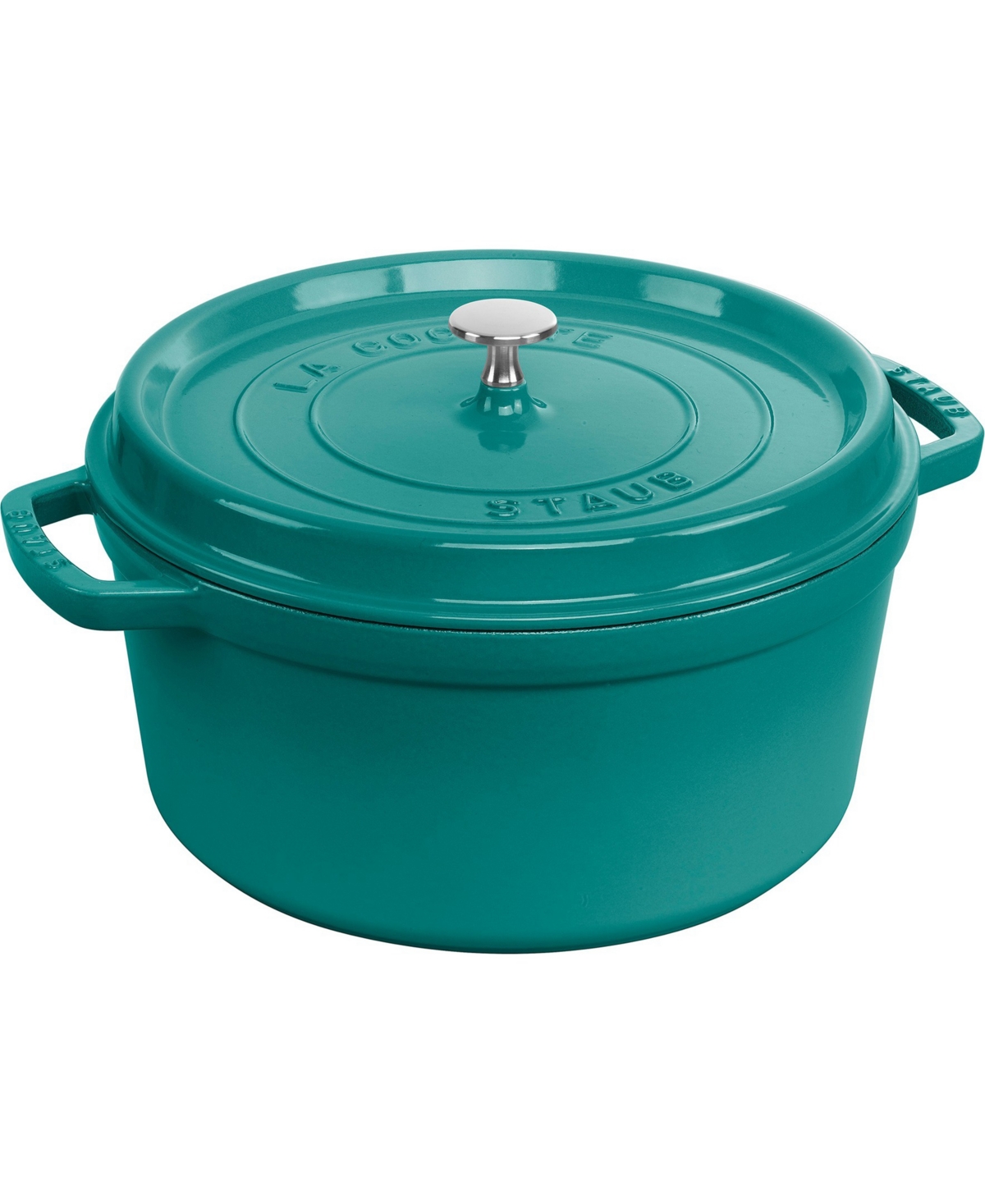 Click here for Staub Cast Iron 7-Qt. Round Dutch Oven - Turquoise prices