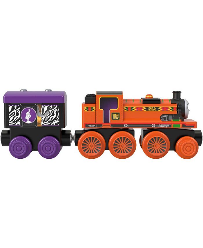 Fisher Price Thomas and Friends Wooden Railway, Nia Engine and Cargo ...