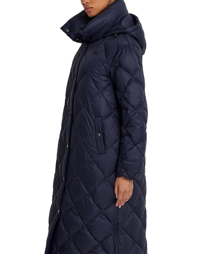 Lauren Ralph Lauren Women's Diamond Quilt Maxi Puffer Coat - Macy's