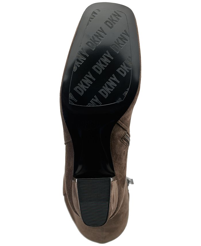 DKNY Women's Cilli Square-Toe Knee-High Dress Boots - Macy's