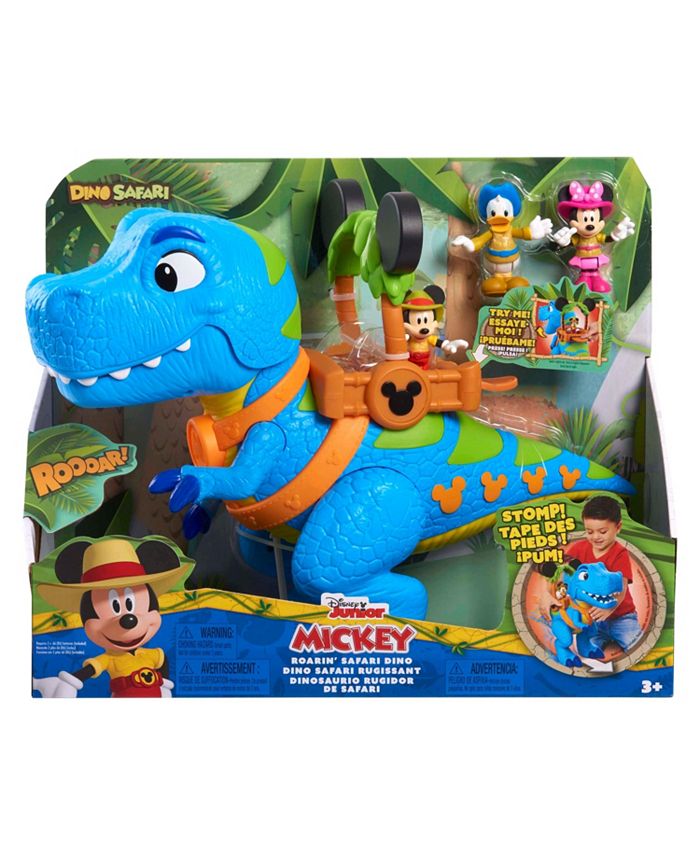 FurReal Disney Junior Mickey Mouse Roarin Safari Dino, 4-Piece Figures ...