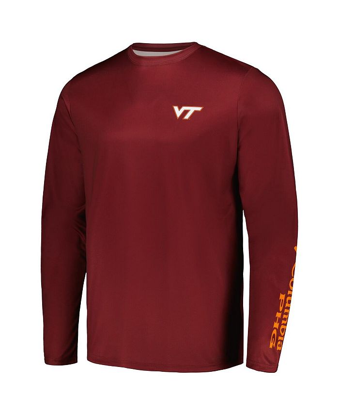Columbia Men's Maroon Virginia Tech Hokies Terminal Shot Omni-Shade ...