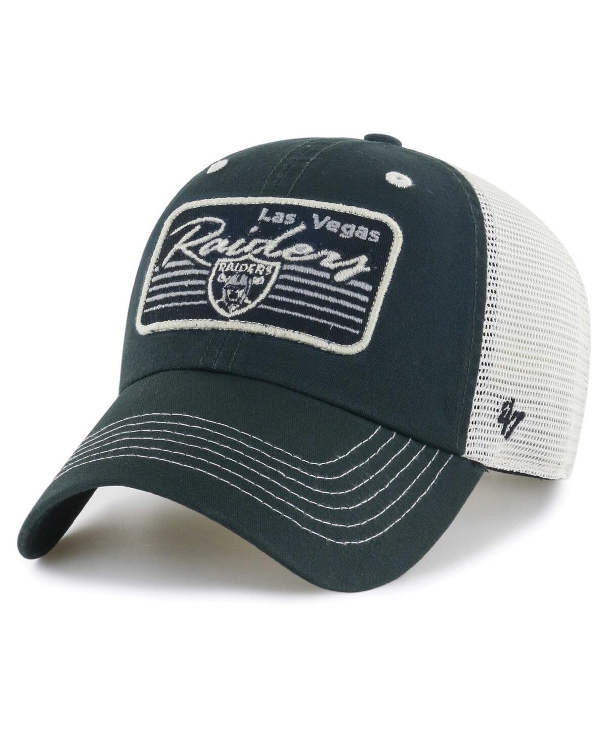 Click here for Mens 47 Brand Black  Natural Las Vegas Raiders Fiv... prices