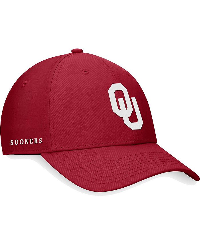Top of the World Men's Crimson Oklahoma Sooners Deluxe Flex Hat - Macy's