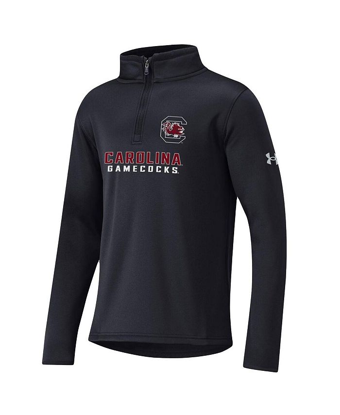 Under Armour Big Boys Black South Carolina Gamecocks Fleece Quarter-Zip ...