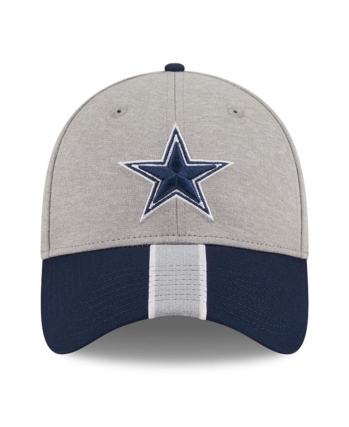 New Era Men's Heather Silver Dallas Cowboys Stripe 39THIRTY Flex Hat ...