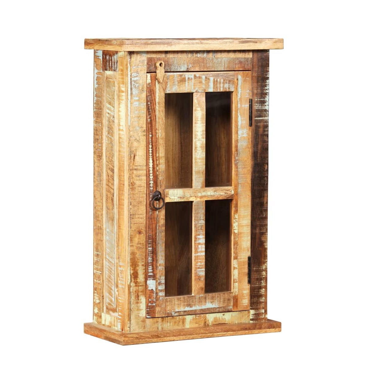 Click here for Wall Cabinet Solid Reclaimed Wood 17.3x8.3x28.3 -... prices