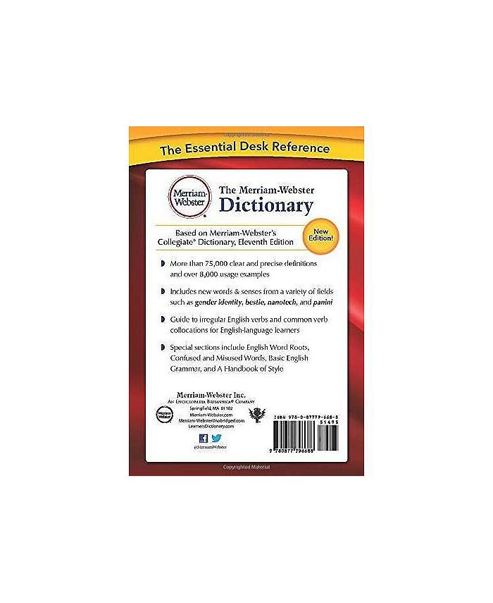 Barnes & Noble The Merriam-Webster Dictionary by Merriam-Webster - Macy's
