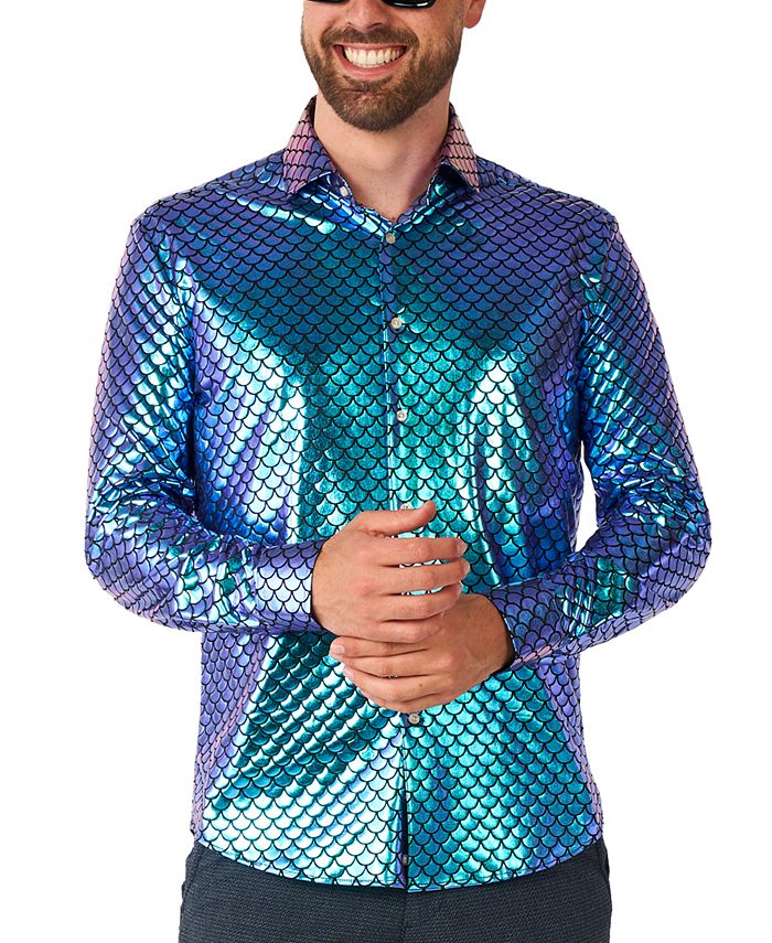 OppoSuits Men's Long-Sleeve Fancy Fish Shirt - Macy's