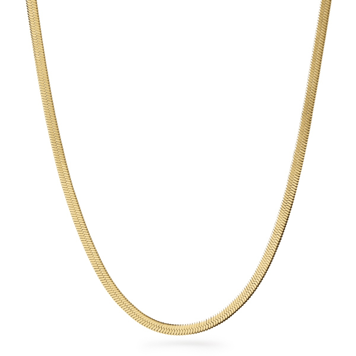 Click here for Ana Luisa Ina Herringbone 14K Gold-Plated Chain Ne... prices