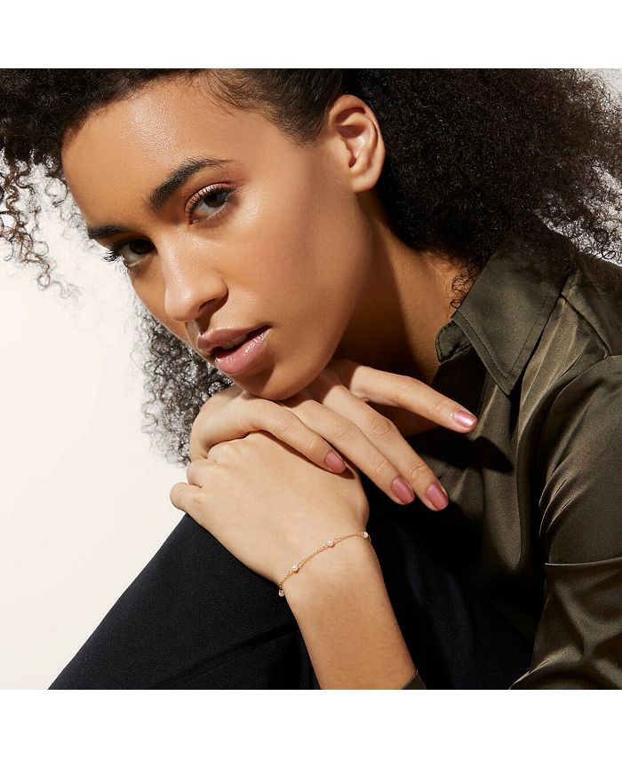 Ana Luisa Pearl Station Bracelet - Adelie - Macy's