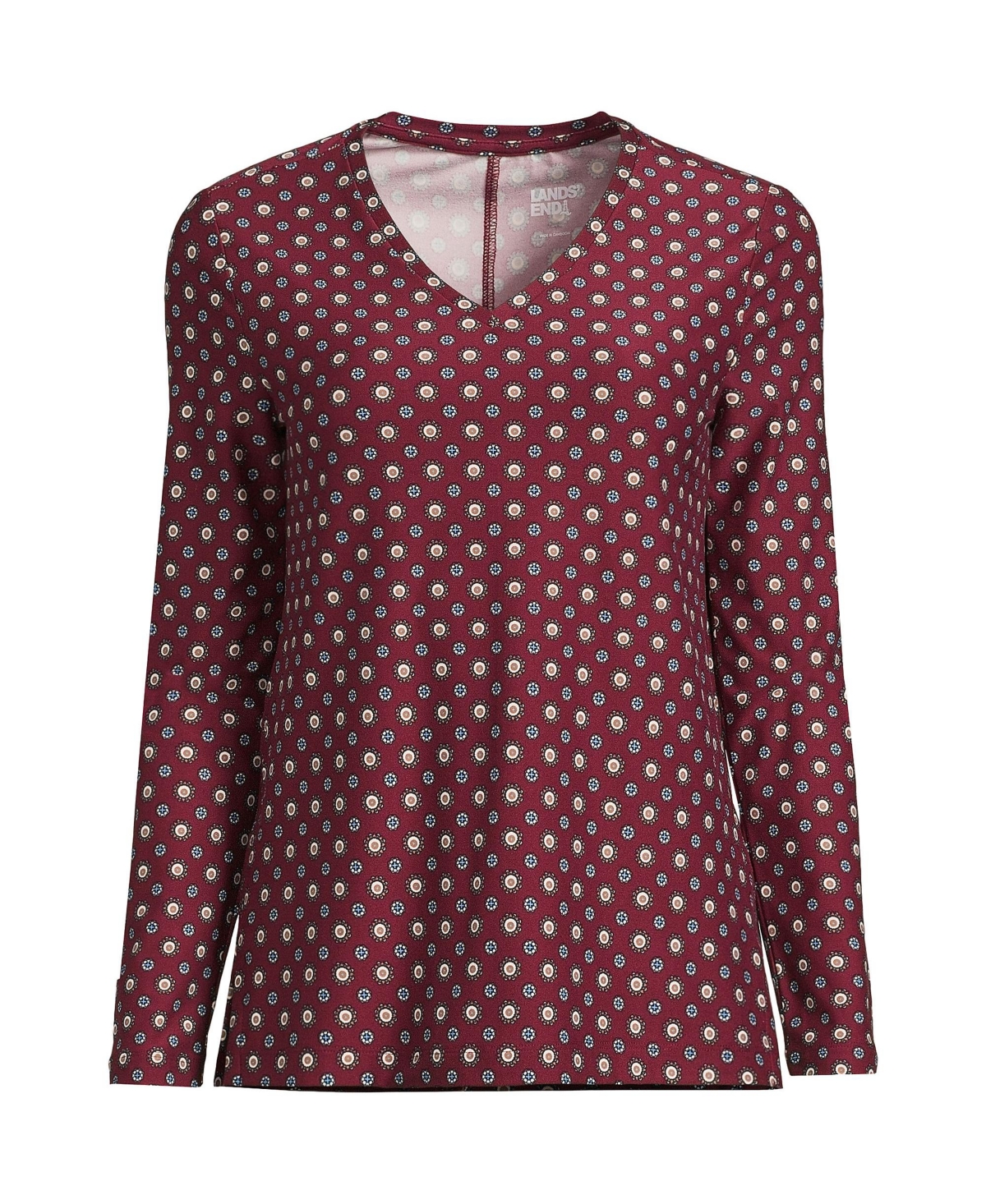 Click here for Lands End Petite Long Sleeve Performance V-Neck To... prices