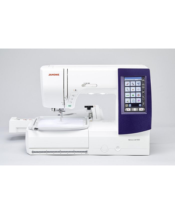 Janome Memory Craft 9850 Computerized Sewing and Embroidery Machine ...