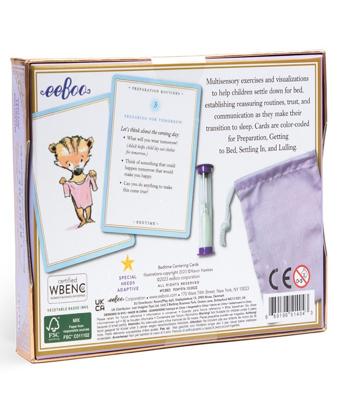 Eeboo Bedtime Centering Cards - Macy's