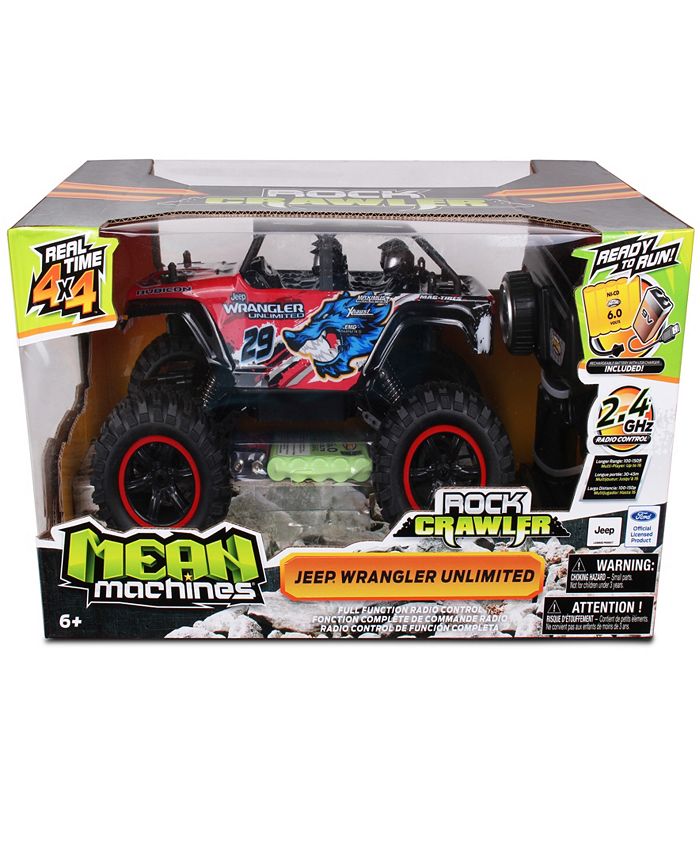 Mean Machines Nkok Rock Crawler Jeep Wrangler RC Car - Macy's