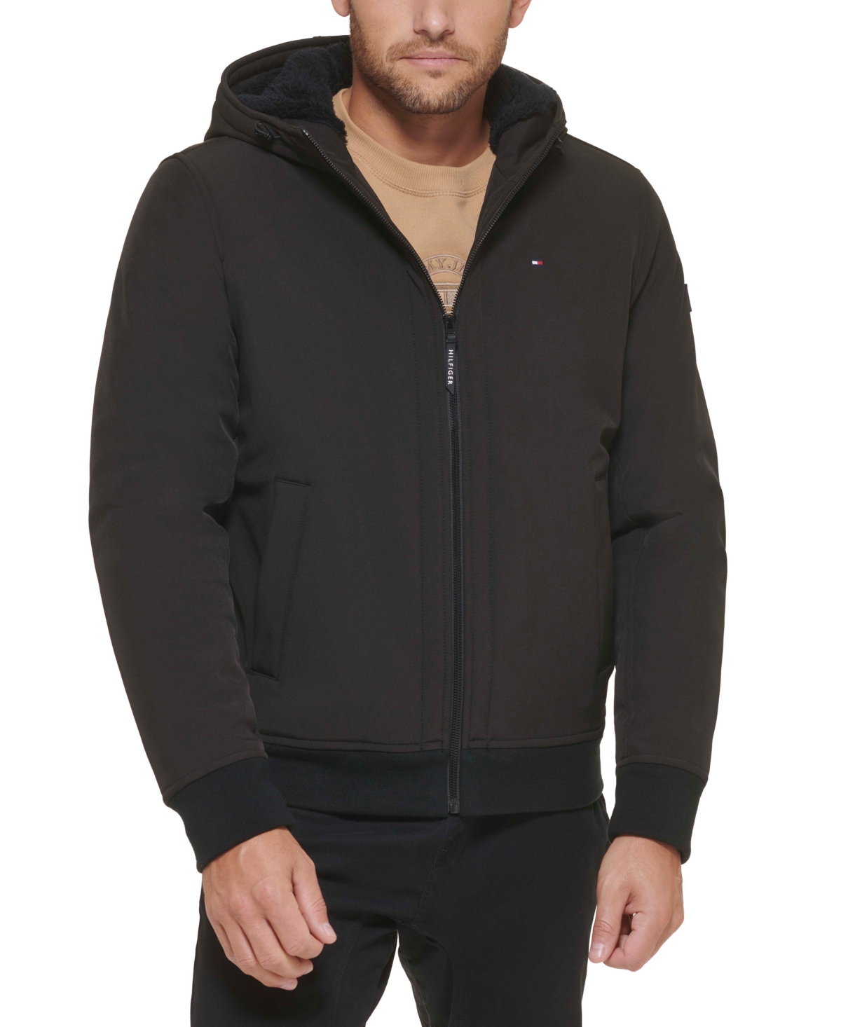 Click here for Tommy Hilfiger Mens Softshell Performance Hooded F... prices
