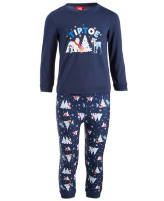 Family Pajamas Toddler, Little & Big Kids Mix It Tiptoe Pajamas Set ...