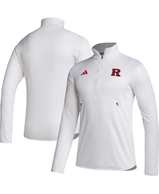 Men's adidas White Rutgers Scarlet Knights 2023 Sideline AEROREADY Half ...