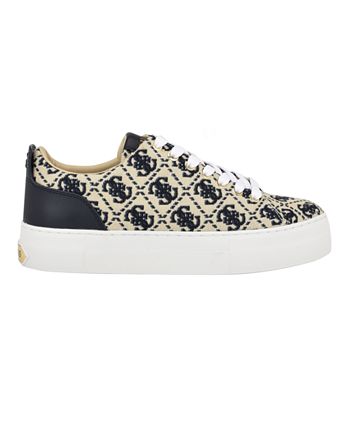 GUESS Women's Giaa Platform Court Sneakers - Macy's
