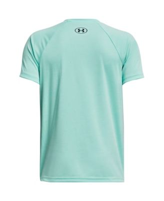Big Boys Tech Split Logo Hybrid Short Sleeve T-shirt