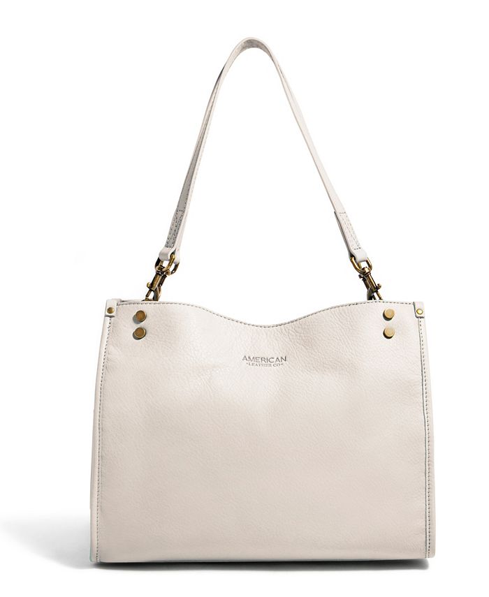 American Leather Co. Women's Lenox Triple Entry Satchel Handbag - Macy's