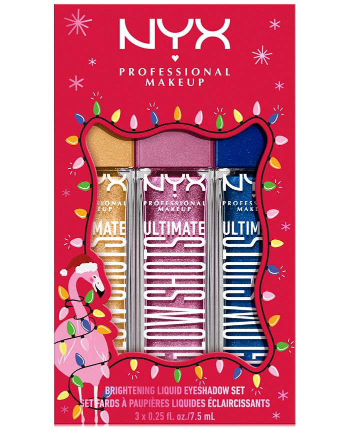 NYX Professional Makeup 3-Pc. Glow Shots Brightening Liquid Eyeshadow ...