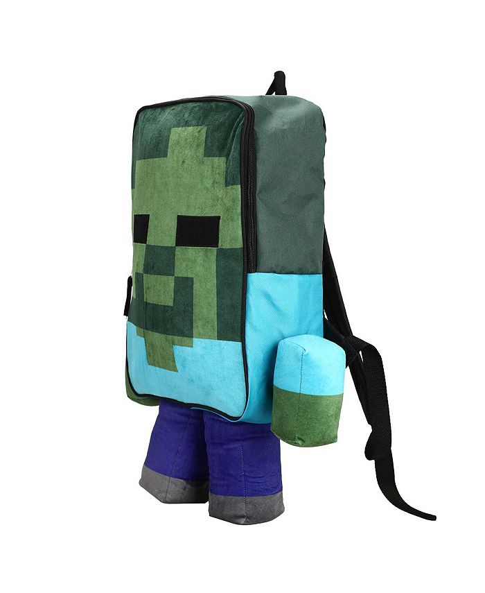 Bioworld Minecraft Zombie Plush Character Backpack - Macy's