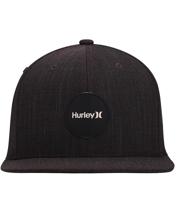 Hurley Men's Heathered Black H20-Dri Point Break Snapback Hat - Macy's