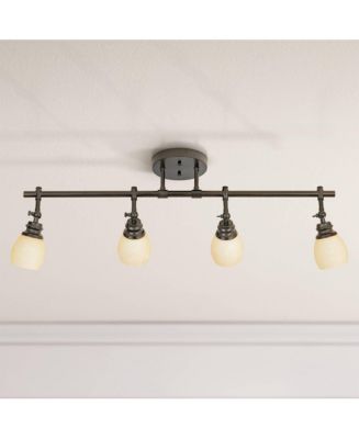 Pro Track Elm Park 4-Head Complete Ceiling or Wall Track Light Fixture ...