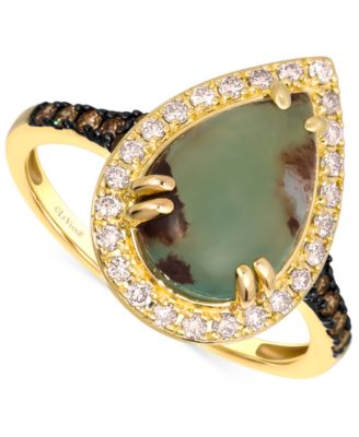 Le Vian® Peacock Aquaprase (2-1/3 ct. t.w.) & Diamond (1/3 ct. t.w ...