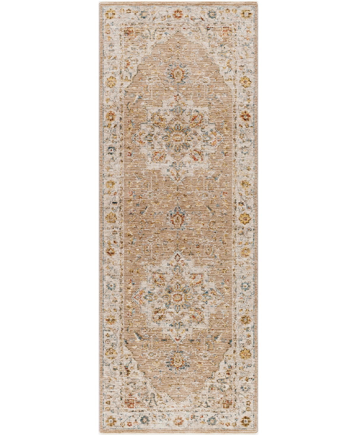 Click here for Surya Reina Ren-2305 27 x 73 Runner Area Rug - Tan... prices