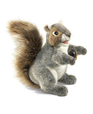 Folkmanis Soft Gray Squirrel Hand Puppet - Macy's